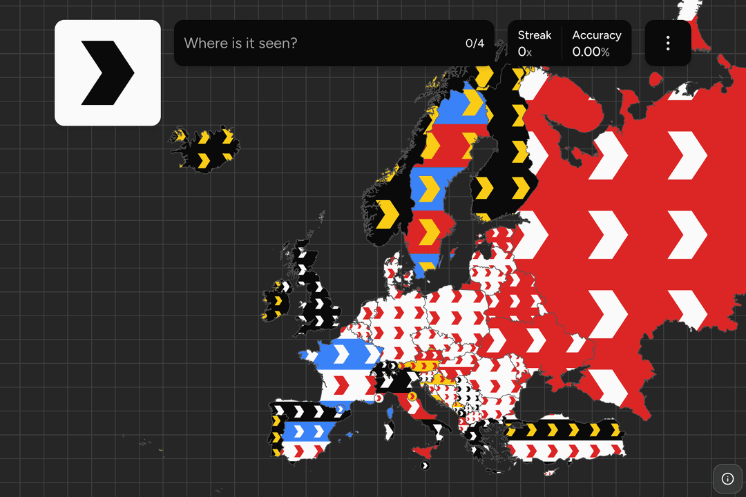 European Chevrons | Map Games