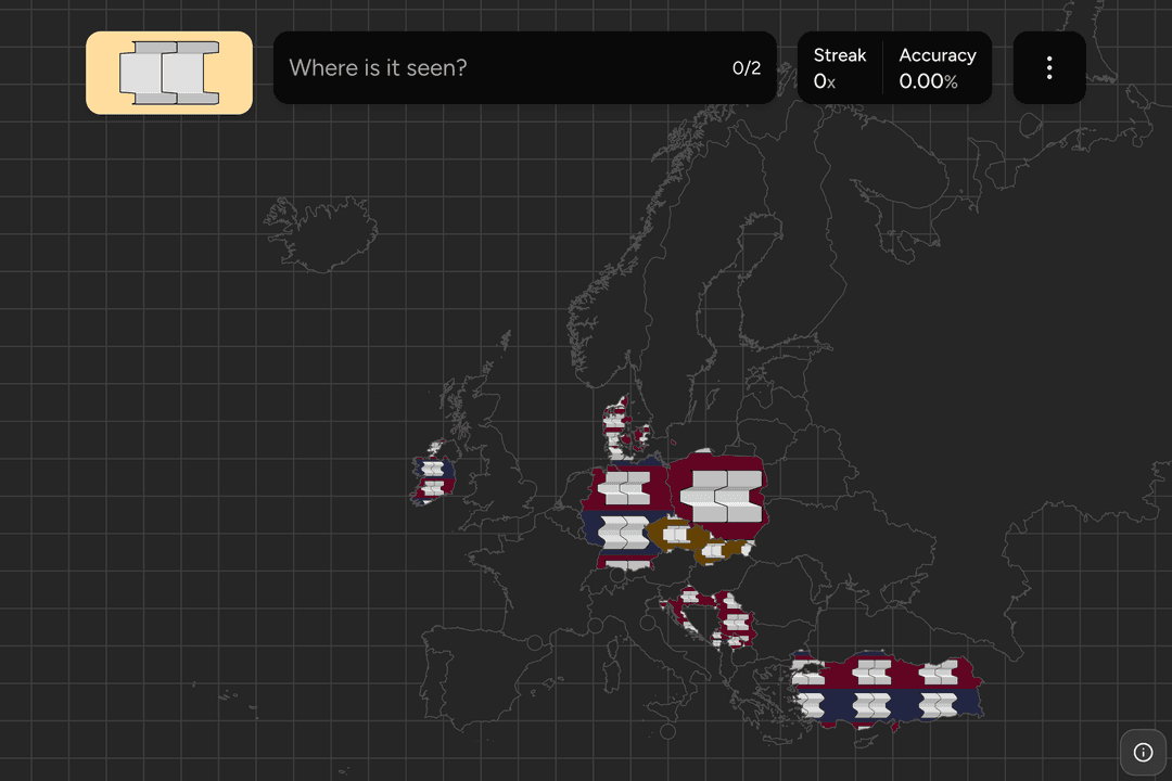 European Bollards | Map Games