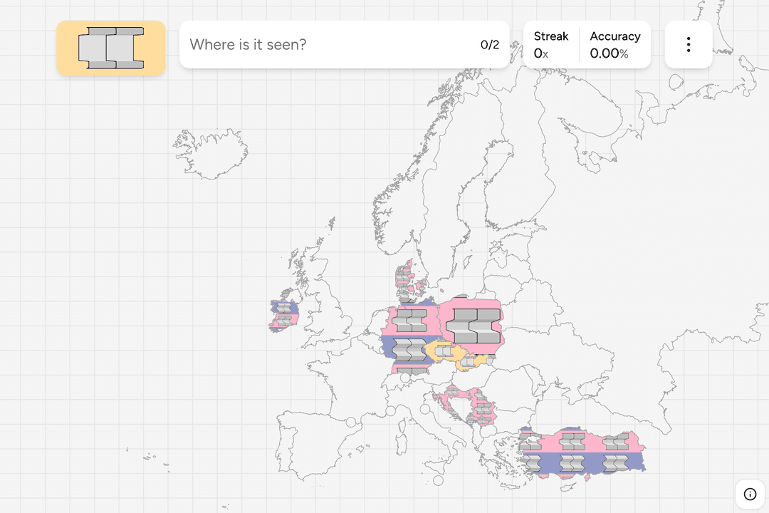 European Bollards | Map Games